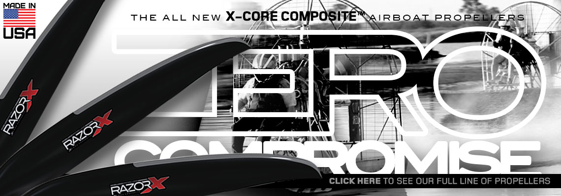 Whirlwind Propellers - Composite Adjustable Airboat Propellers